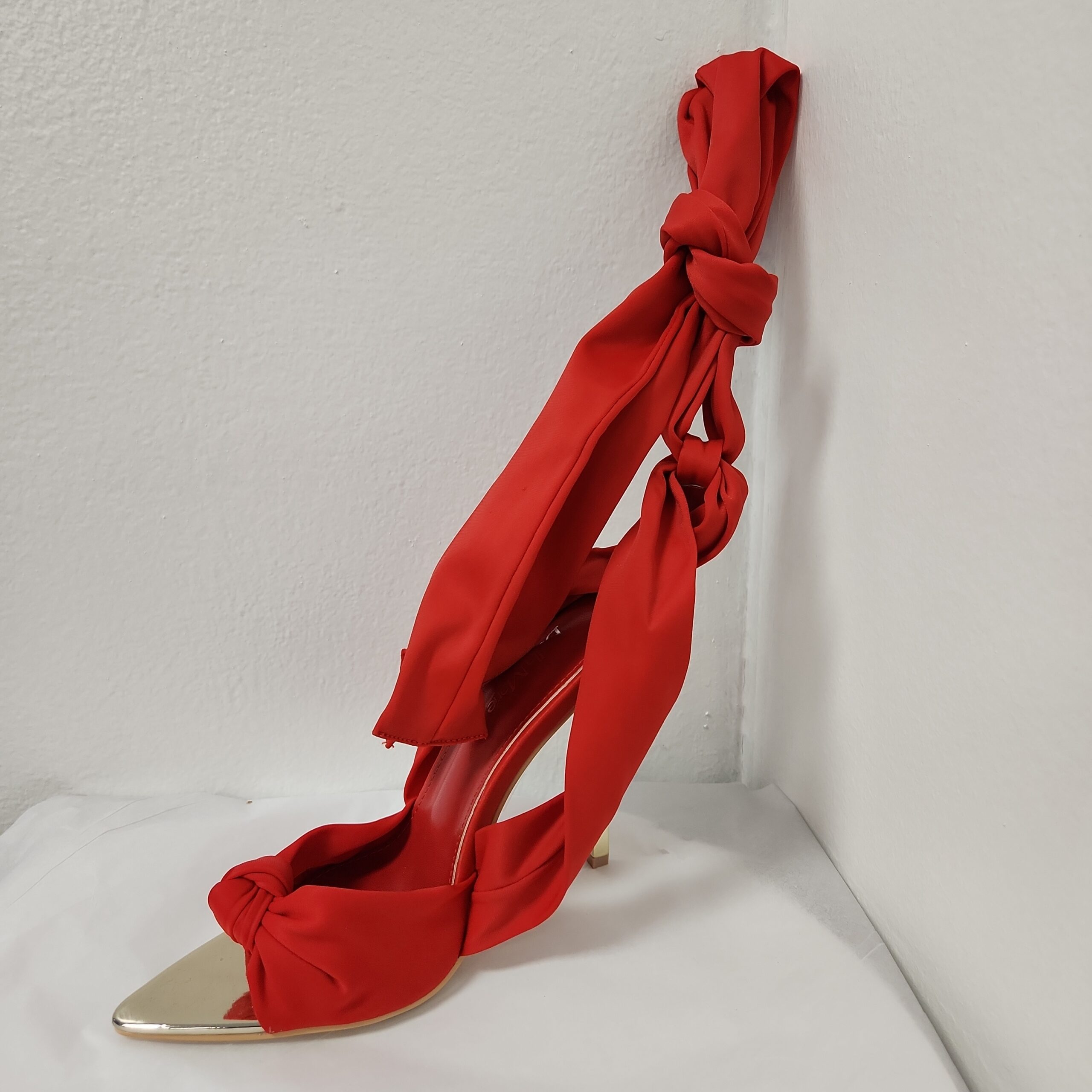 Red Calf Wrap High Heel – Reevés Emporium
