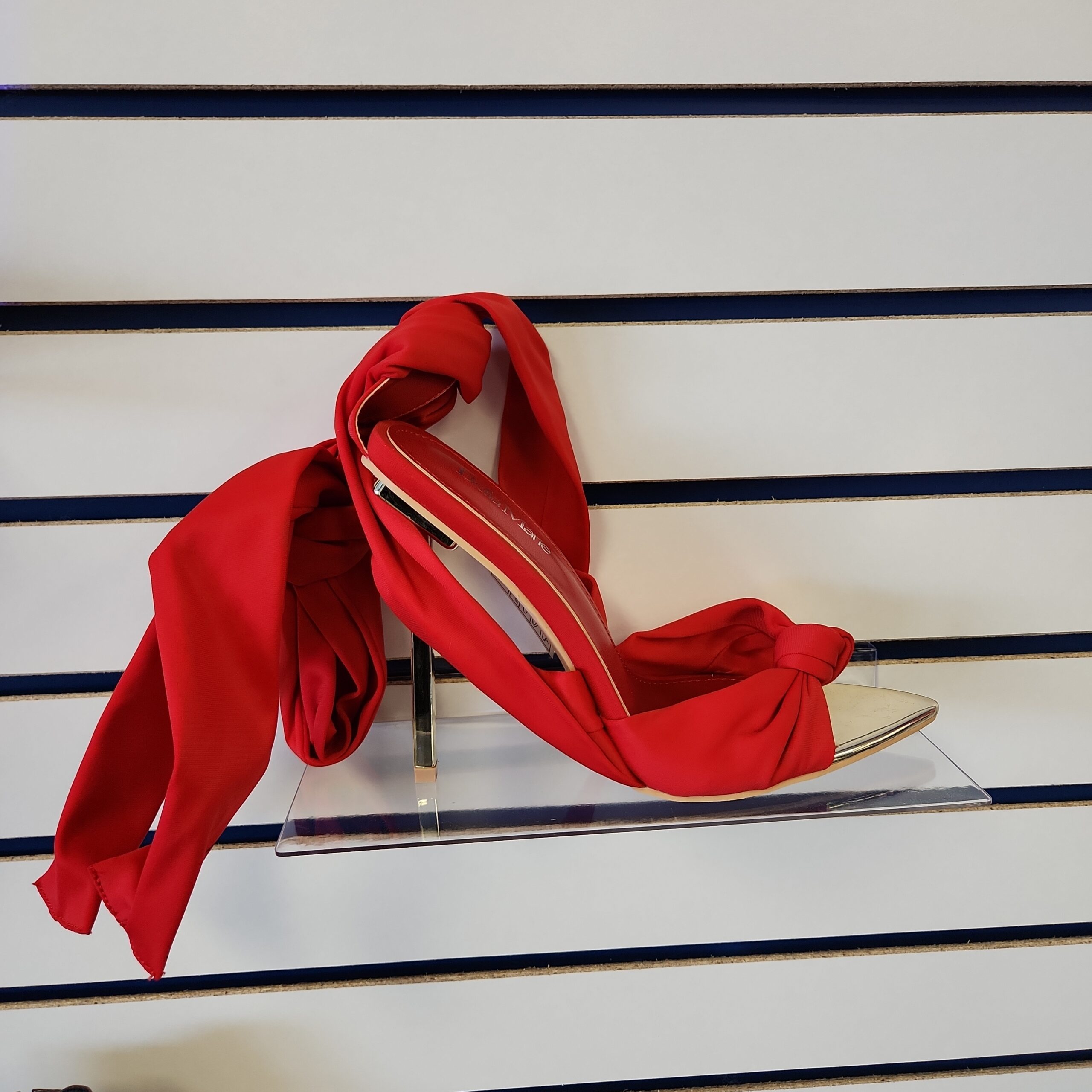 Red Calf Wrap High Heel – Reevés Emporium